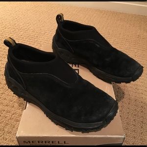 Merrell | Shoes | Copy Black Suede Merrells Jungle Moc Winter Shoes ...